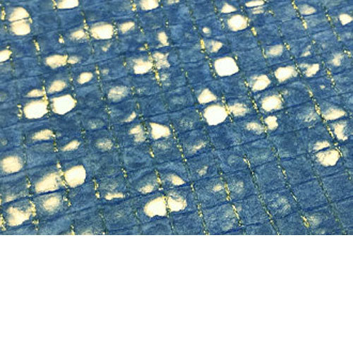 Indigo dyed WASHI with gold thread – hibino